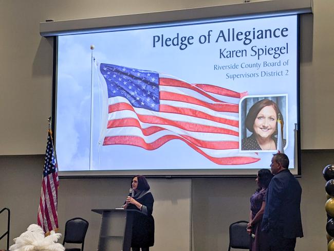 Supervisor Spiegel Leads Pledge of Allegiance at Installation of 2023 ...