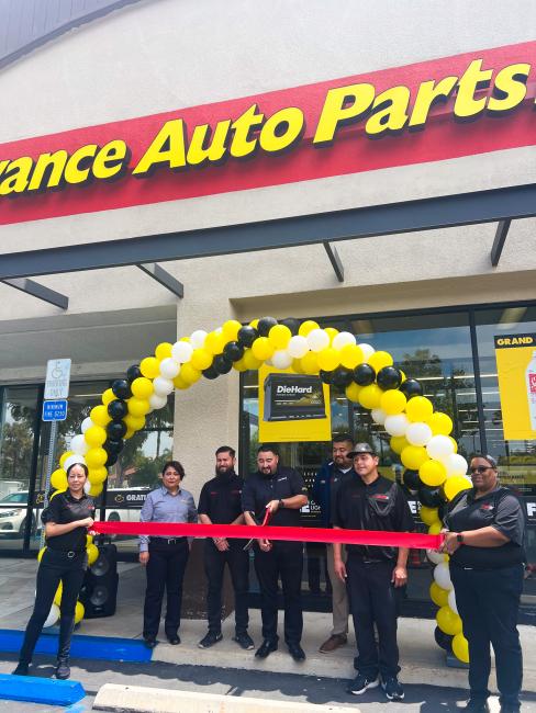 District Two Staff Attends Grand Opening for Advance Auto Parts, Corona ...