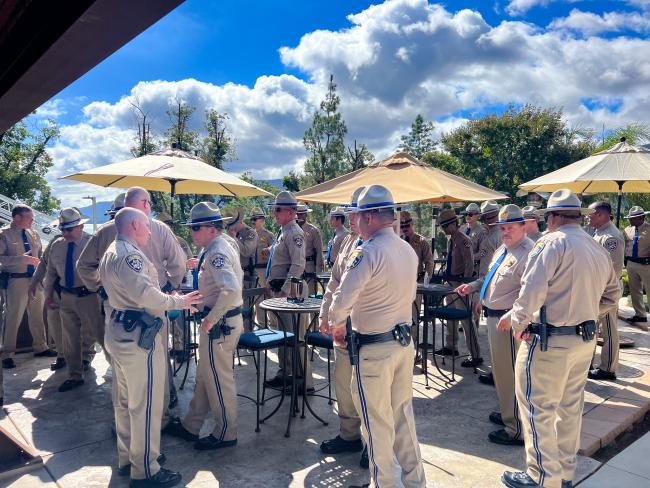 Freeway Sign Memorial CHP Dedication Ceremony in Memory of Sergeant ...