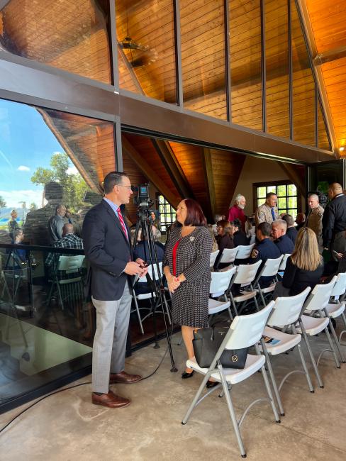 Freeway Sign Memorial CHP Dedication Ceremony in Memory of Sergeant ...