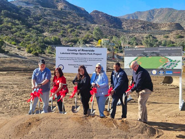 Groundbreaking Ceremony for the Lakeland Village Sports Park ...