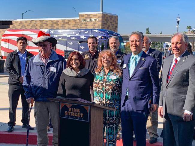 Riverside Transit Agency's Vine Street Mobility Hub Ribbon Cutting ...