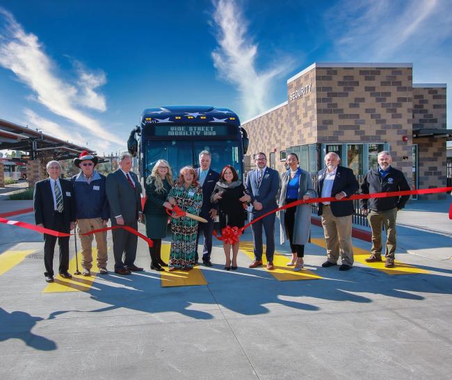 Riverside Transit Agency's Vine Street Mobility Hub Ribbon Cutting ...