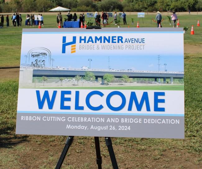 New Hamner Avenue Bridge Connects Norco and Eastvale, Dedicated to ...